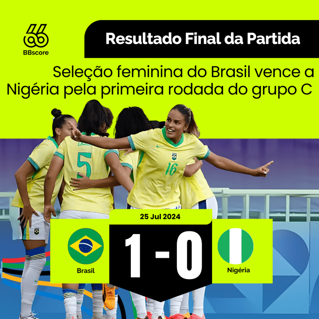 Brazil Confirms Favoritism with Victory Over Nigeria in Olympic Debut ...