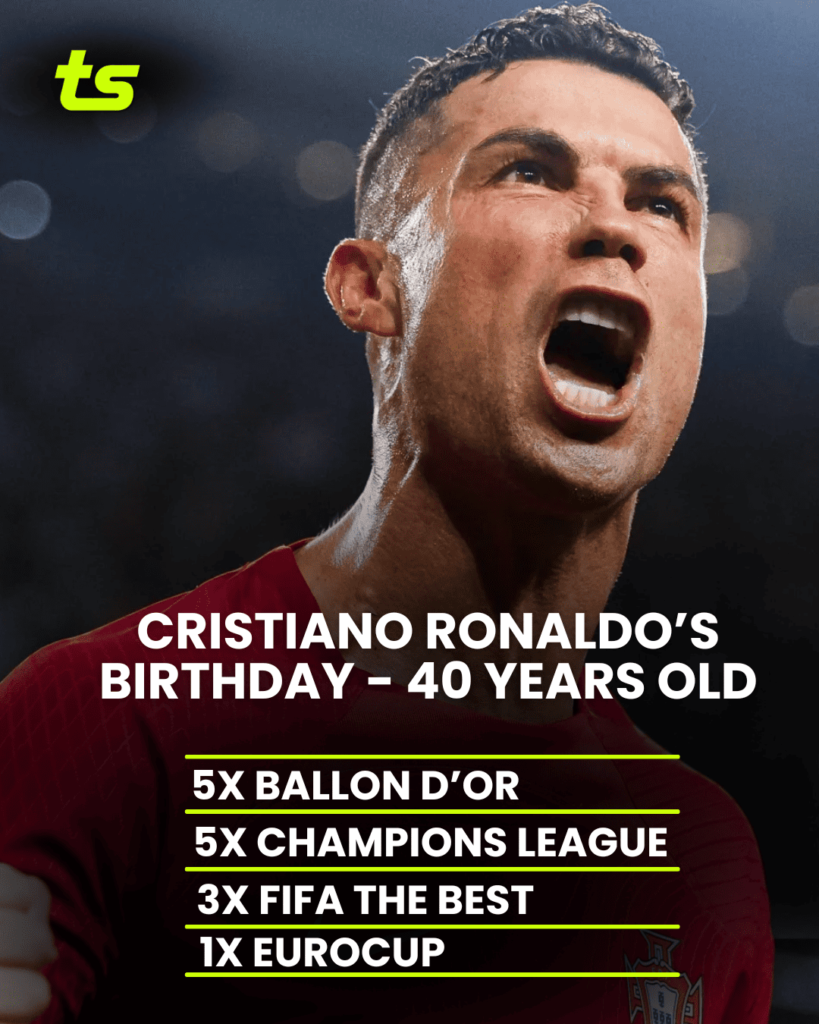 40 years of a legend: Cristiano Ronaldo celebrates his birthday ...